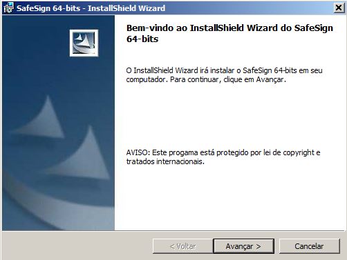 Manual de instalação do Safesign no Windows - WebDANFE Certificados ...