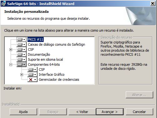 Manual de instalação do Safesign no Windows - WebDANFE Certificados ...